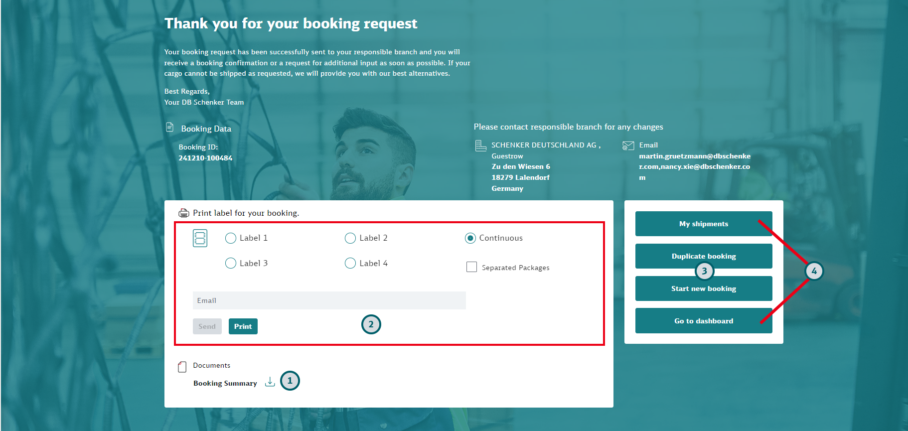 Create Parcel Bookings
